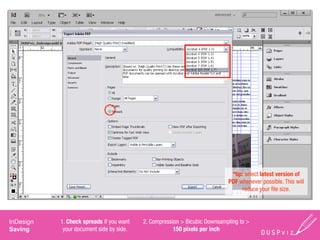 DUSPviz2012 InDesign | PPT