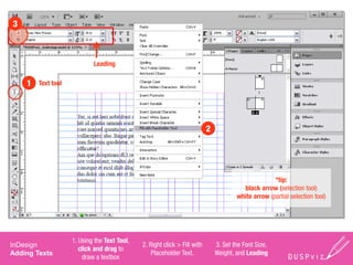 DUSPviz2012 InDesign | PPT