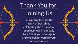 dussehra ppt gh raisoin public school pune | PPT