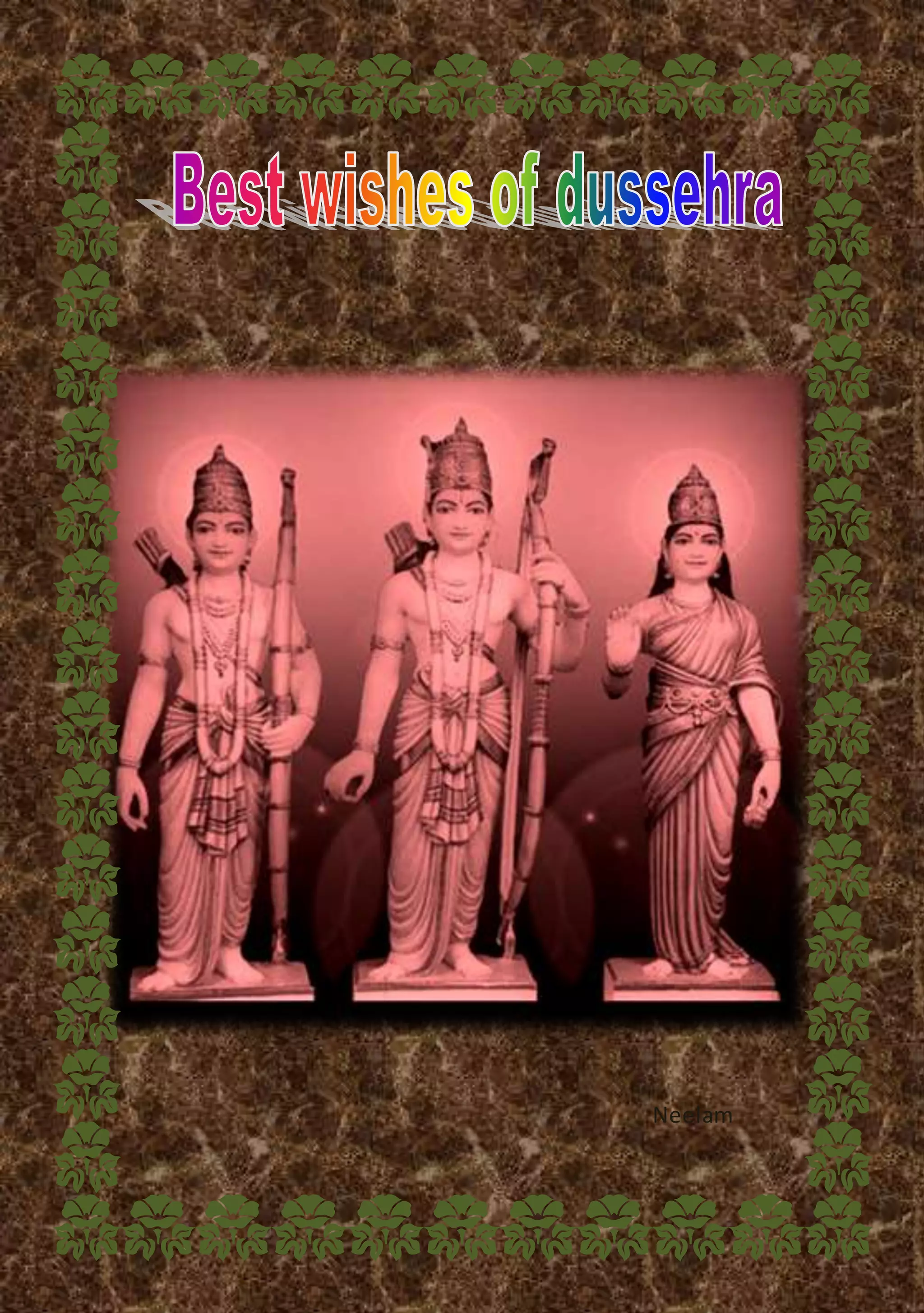 Dussehra cards | DOCX