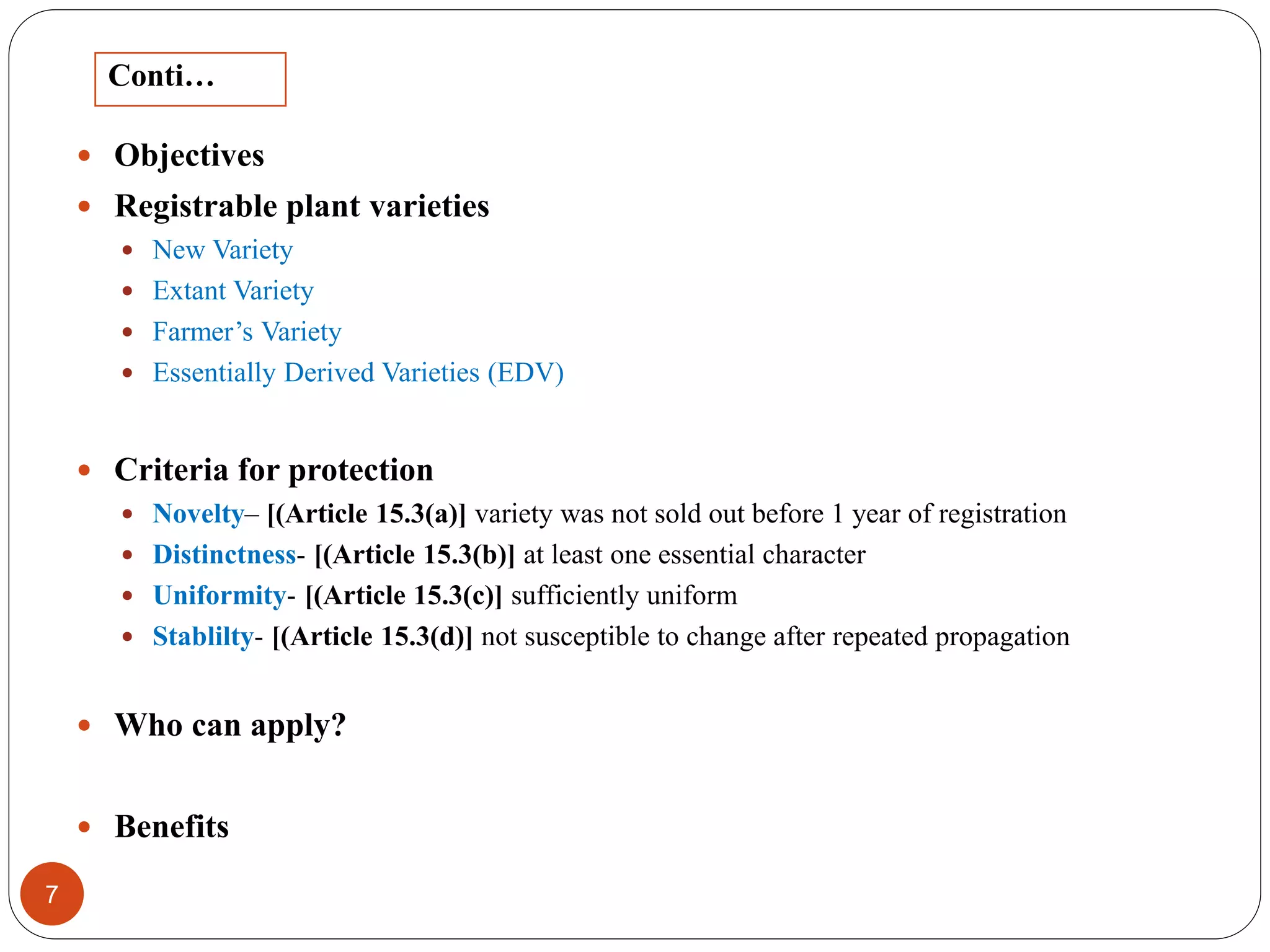 DUS Test Guidelines for Maize | PPTX