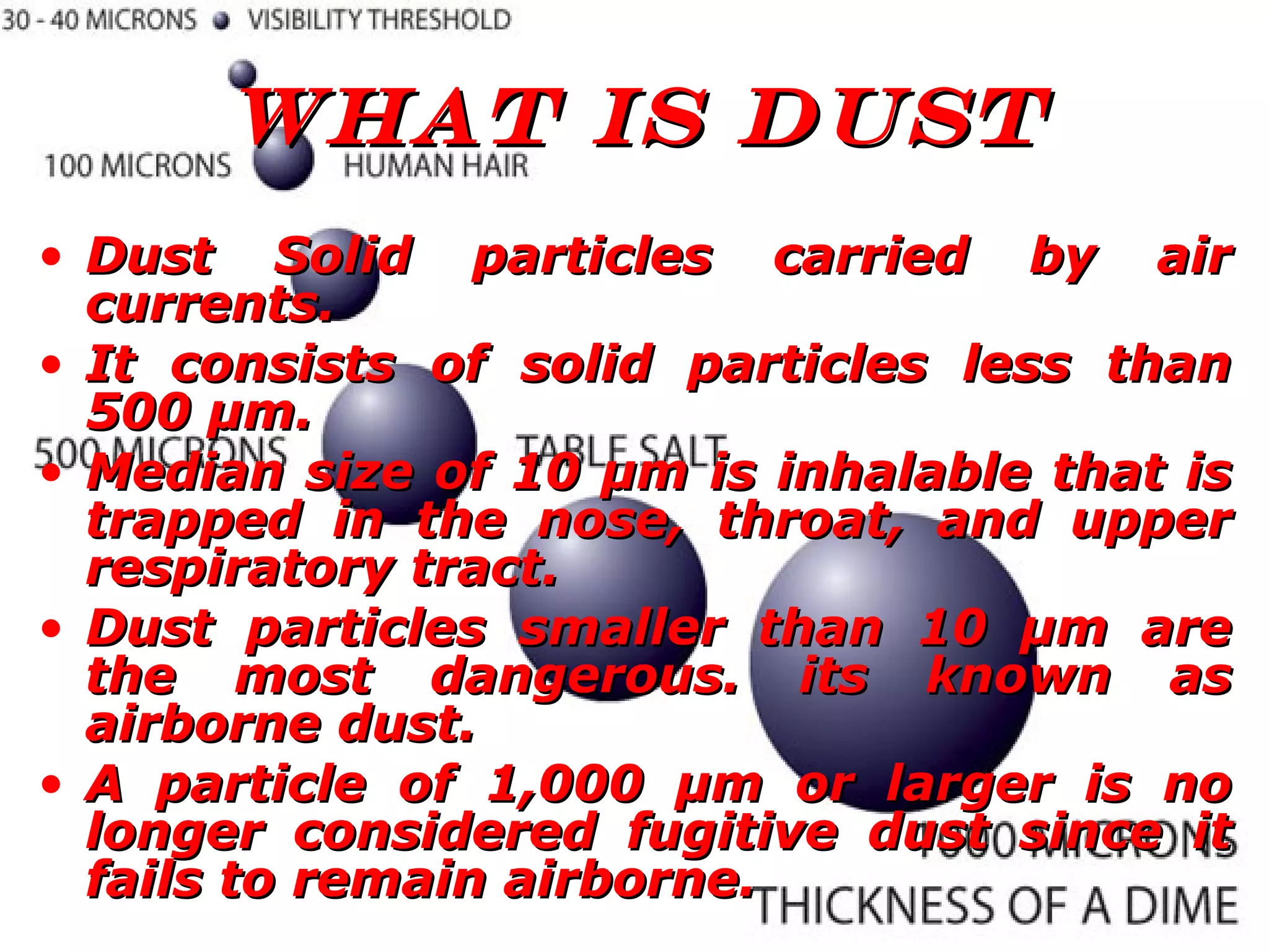 Dust Suppression System | PPT