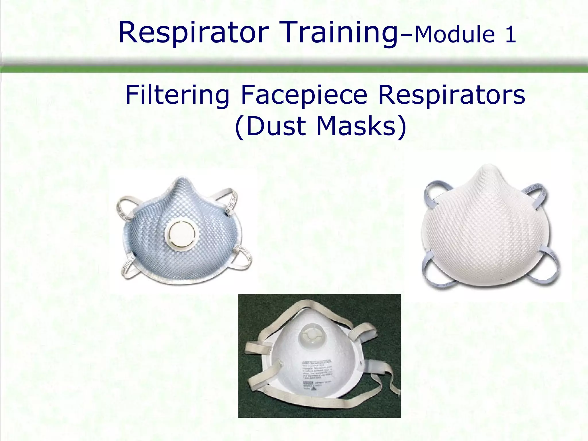 Dust Mask Safety Training | PPT