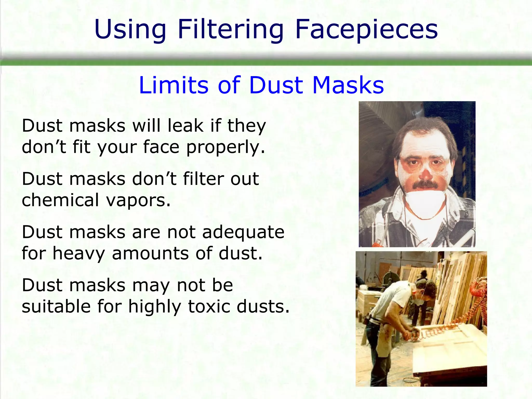 Dust Mask Safety Training | PPT