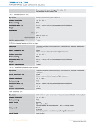 Dual technology dust measurement instrument | PDF