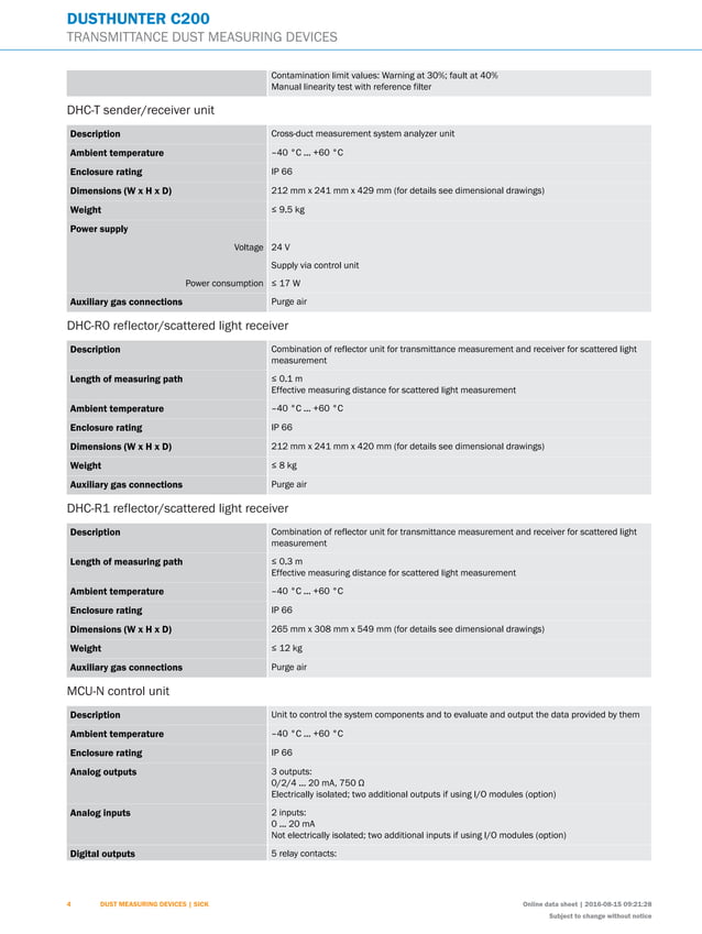 Dual technology dust measurement instrument | PDF