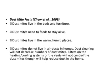 Dust and allergy | PPTX