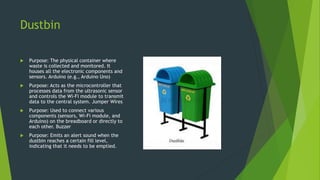 Smart Dustbin Using aurduino and Iot Used to Collect Waste | PDF