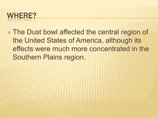 Dust bowl | PPT