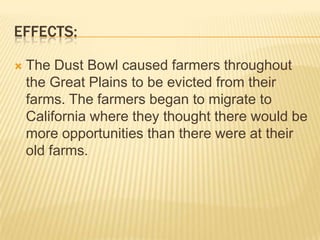 Dust bowl | PPT