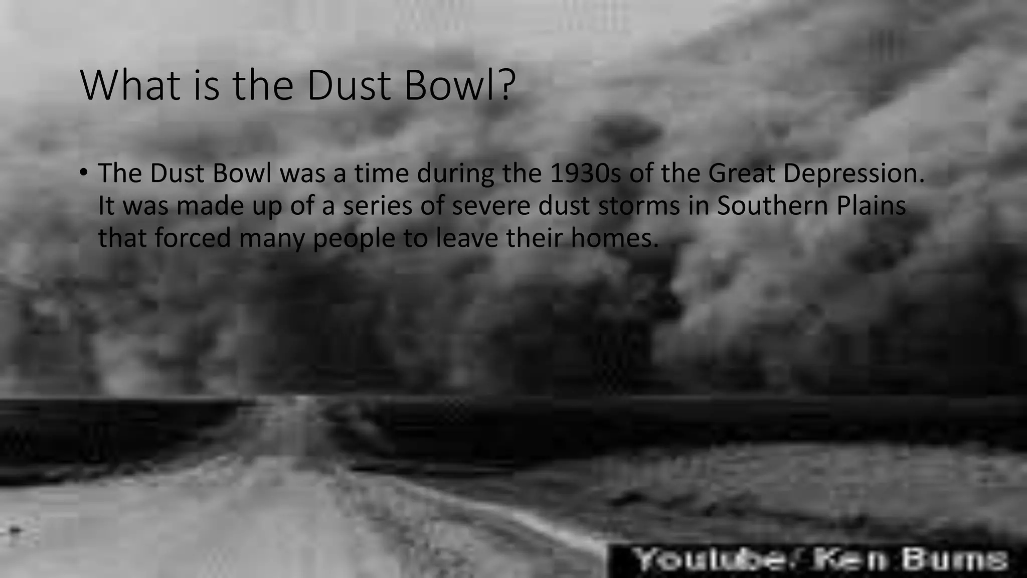 Dust bowl | PPT
