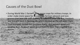 Dust bowl | PPTX