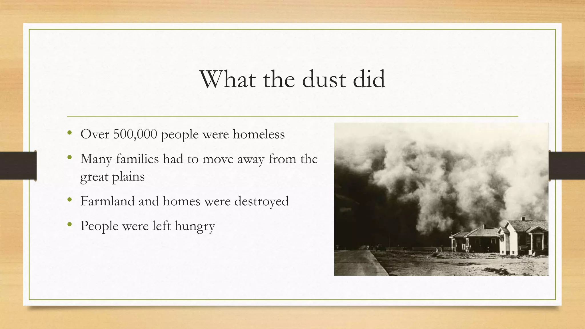 Dust bowl project | PPTX