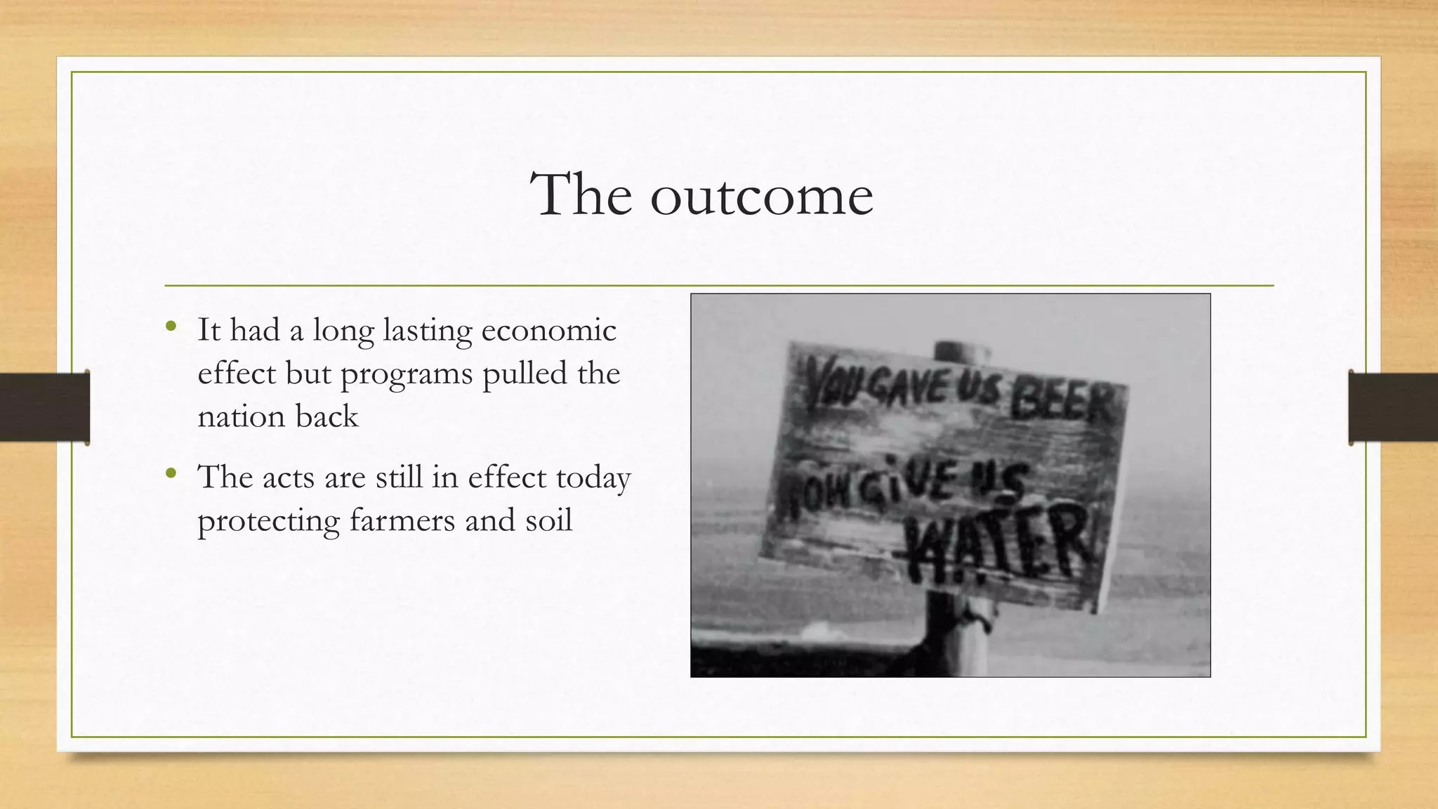 Dust bowl project | PPTX