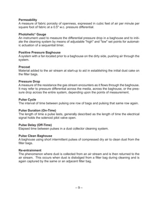 Dust collection maintenance | PDF