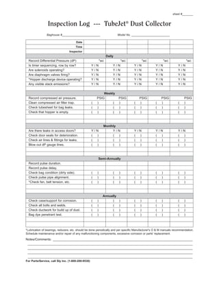 Dust collection maintenance | PDF