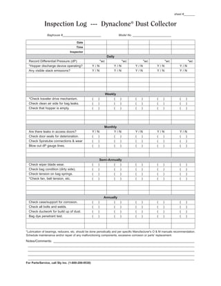 Dust collection maintenance | PDF