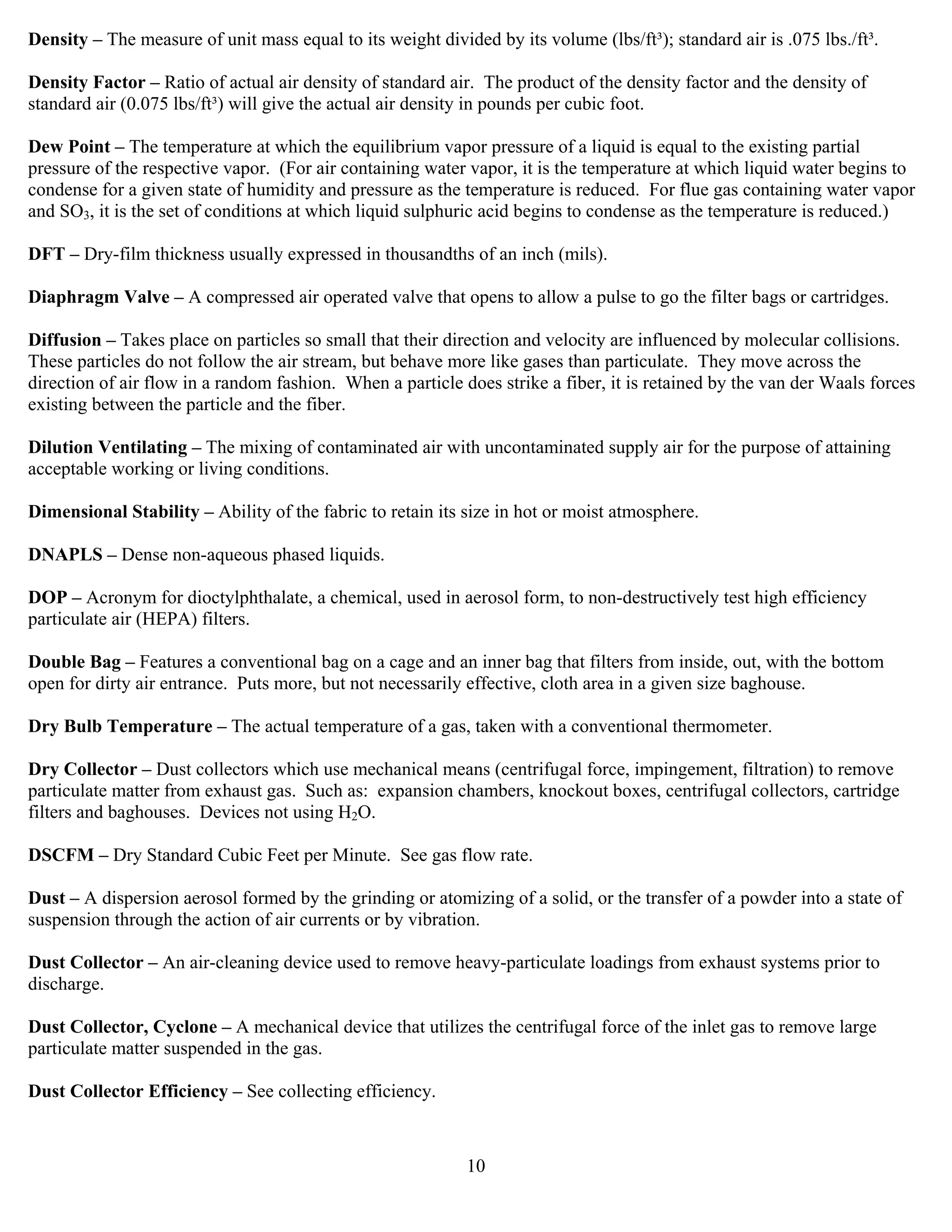 Dust collection technical handbook | PDF