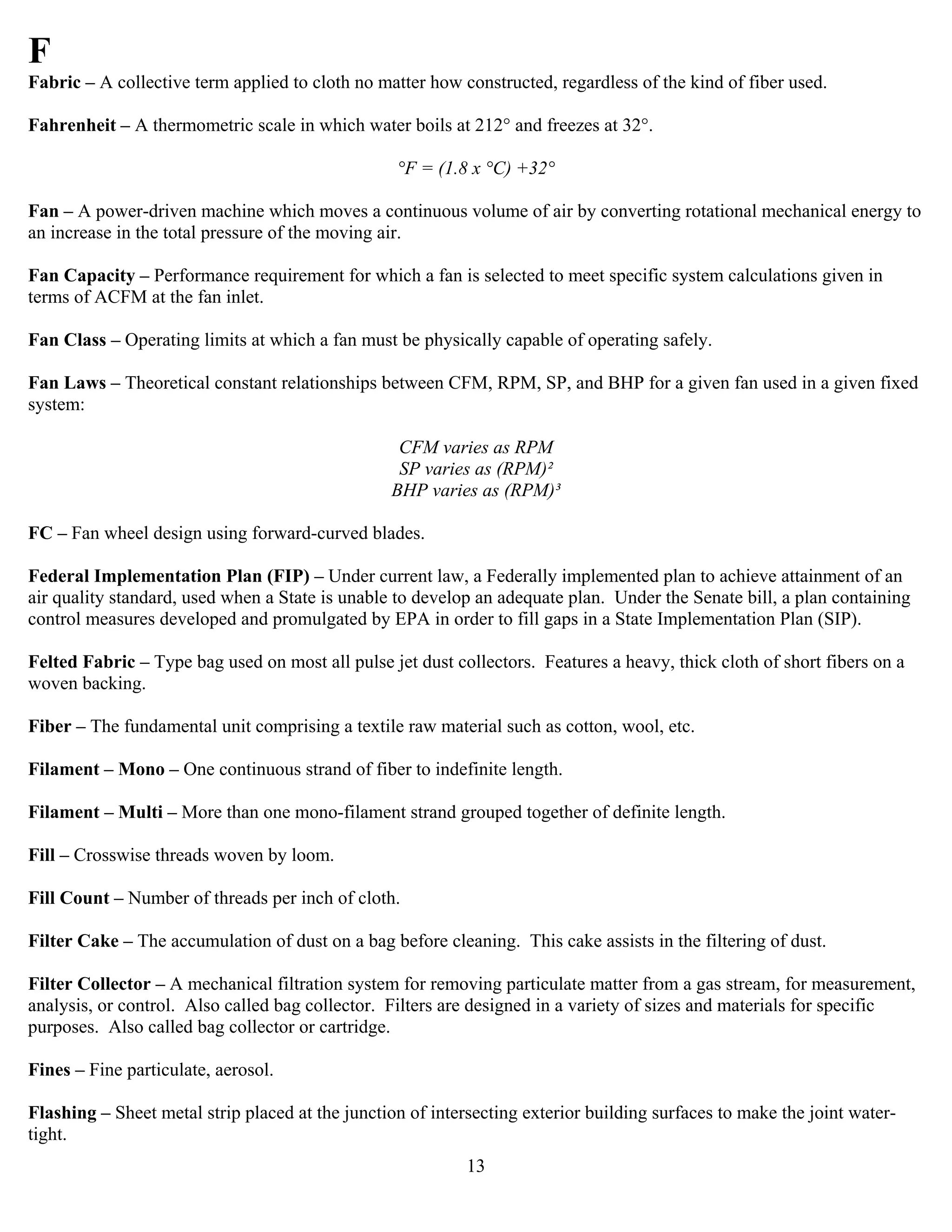 Dust collection technical handbook | PDF
