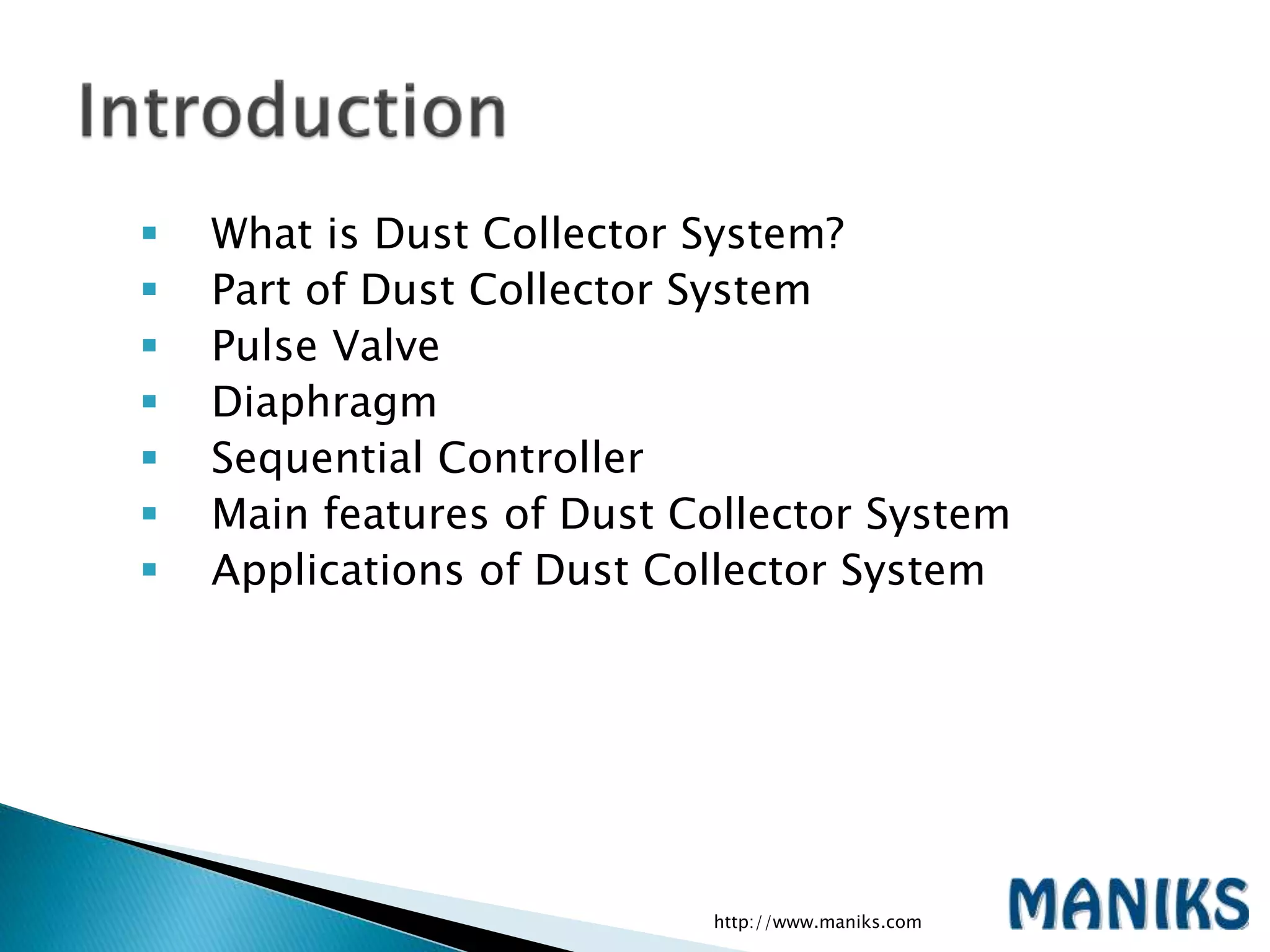 Dust collector parts | PPTX