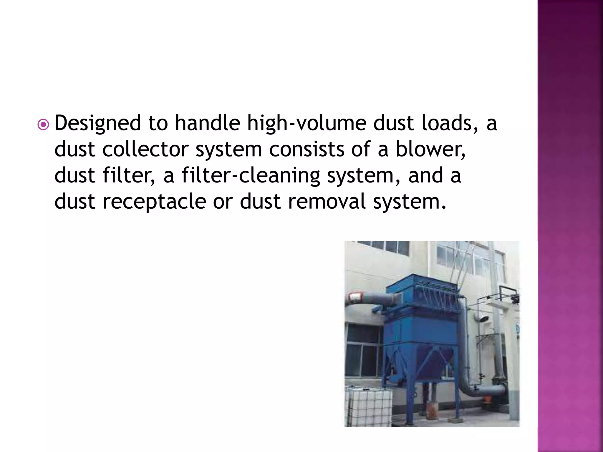Dust collectors and cross contamination | PPTX
