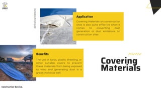 How to control dust at construction site | PDF