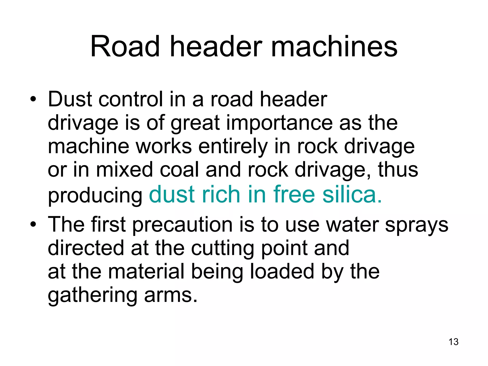 Dust control measures | PPT | Lung and Respiratory Health | Diseases ...