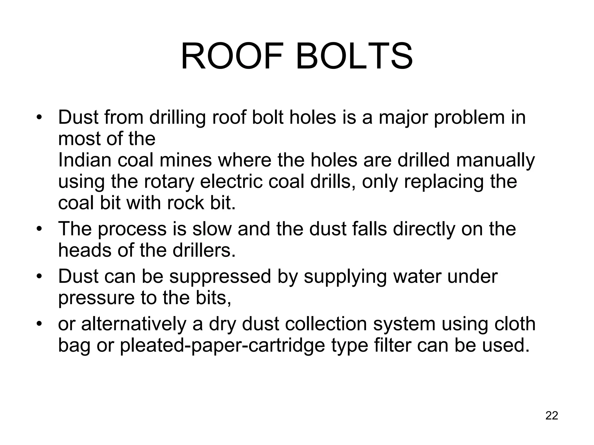 Dust control measures | PPT | Lung and Respiratory Health | Diseases ...