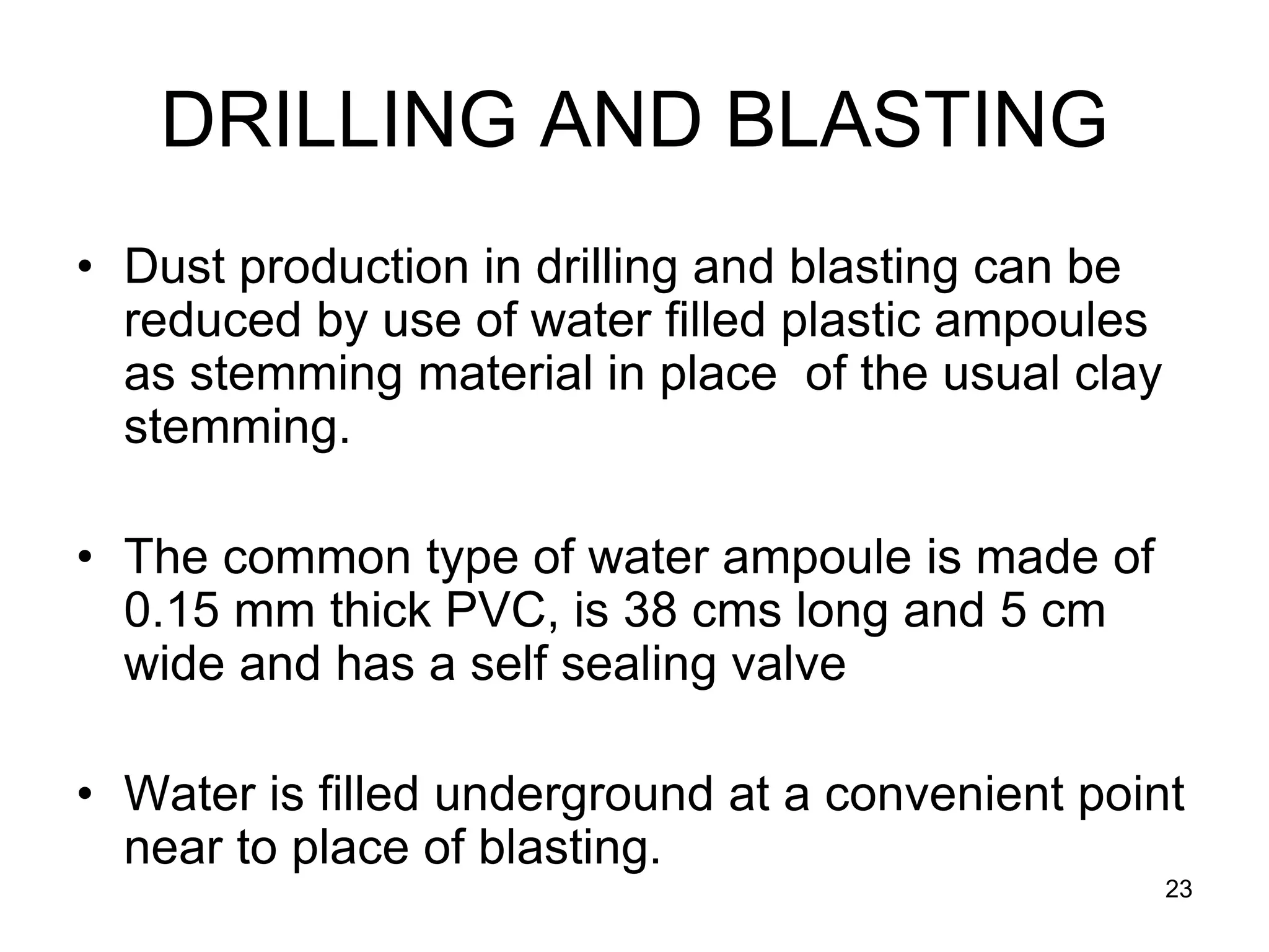 Dust control measures | PPT
