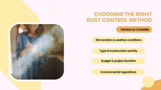 Dust Control Solutions for Construction Sites What Works Best | PDF