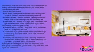 Use Smoky Violet and Neutrals for a Stylish Living Room | PPT