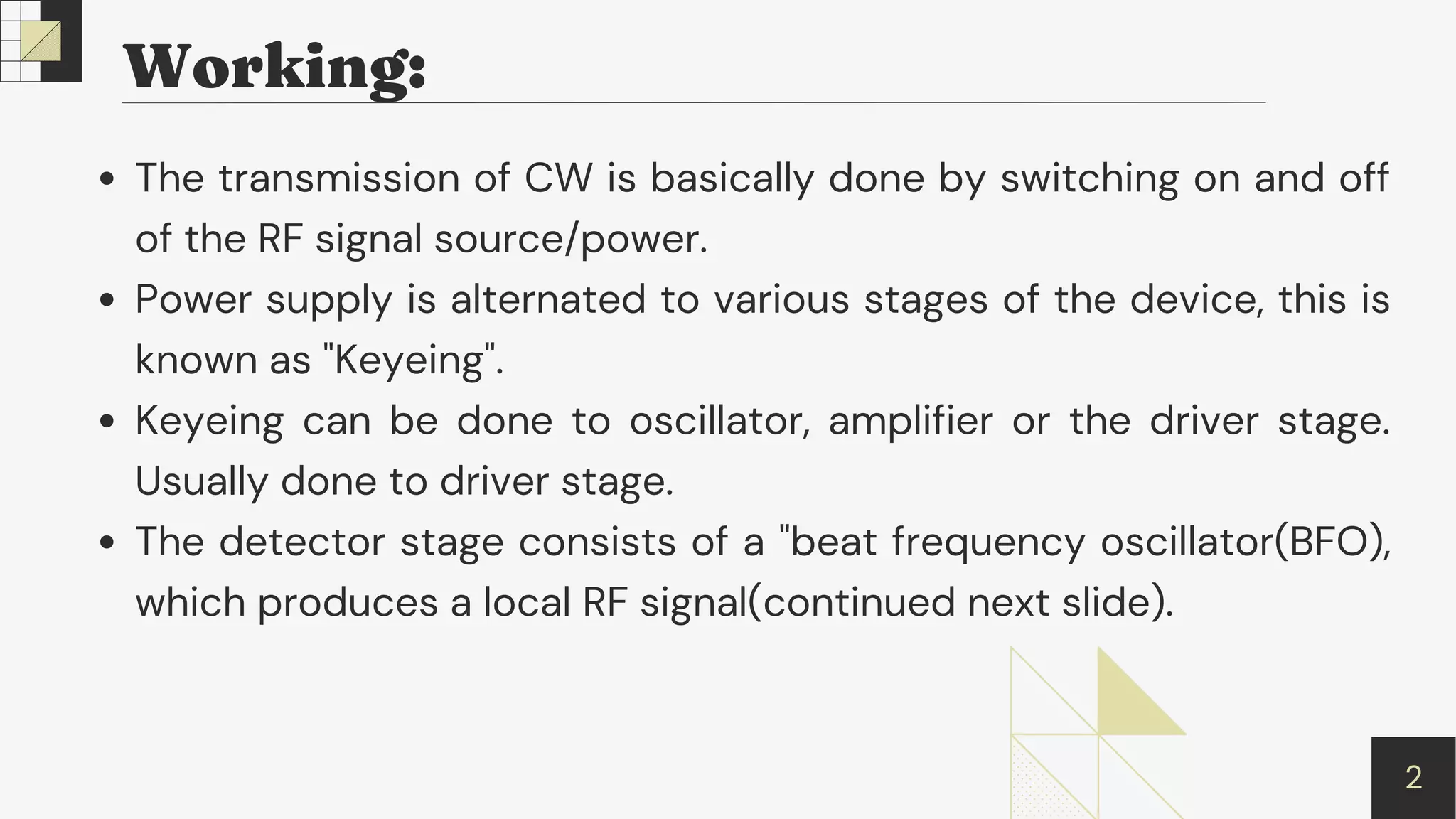 A simple CW transmitter and reciever | PDF