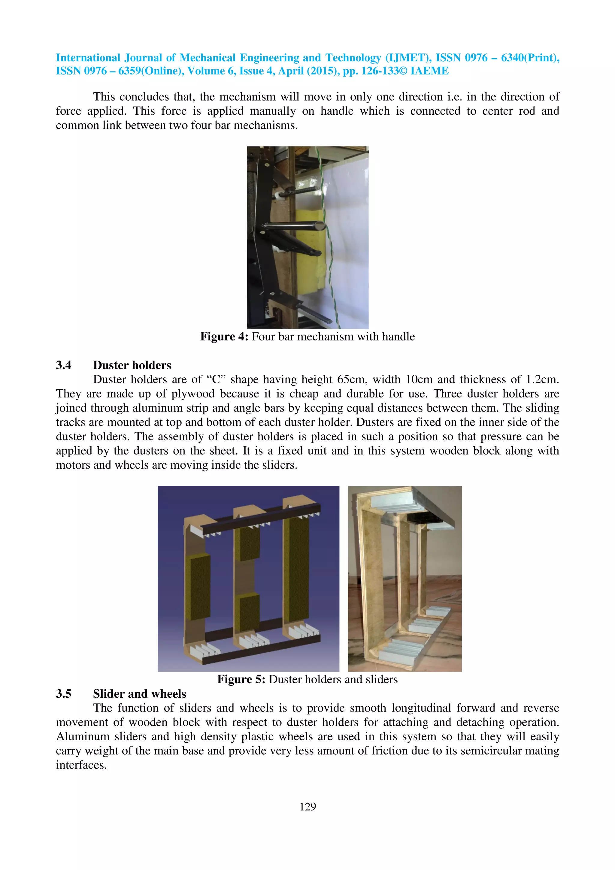 Duster detaching mechanism for automated motorized whiteboard | PDF