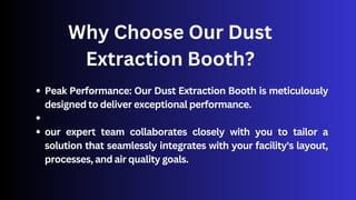 Dust Extraction Booth | PDF