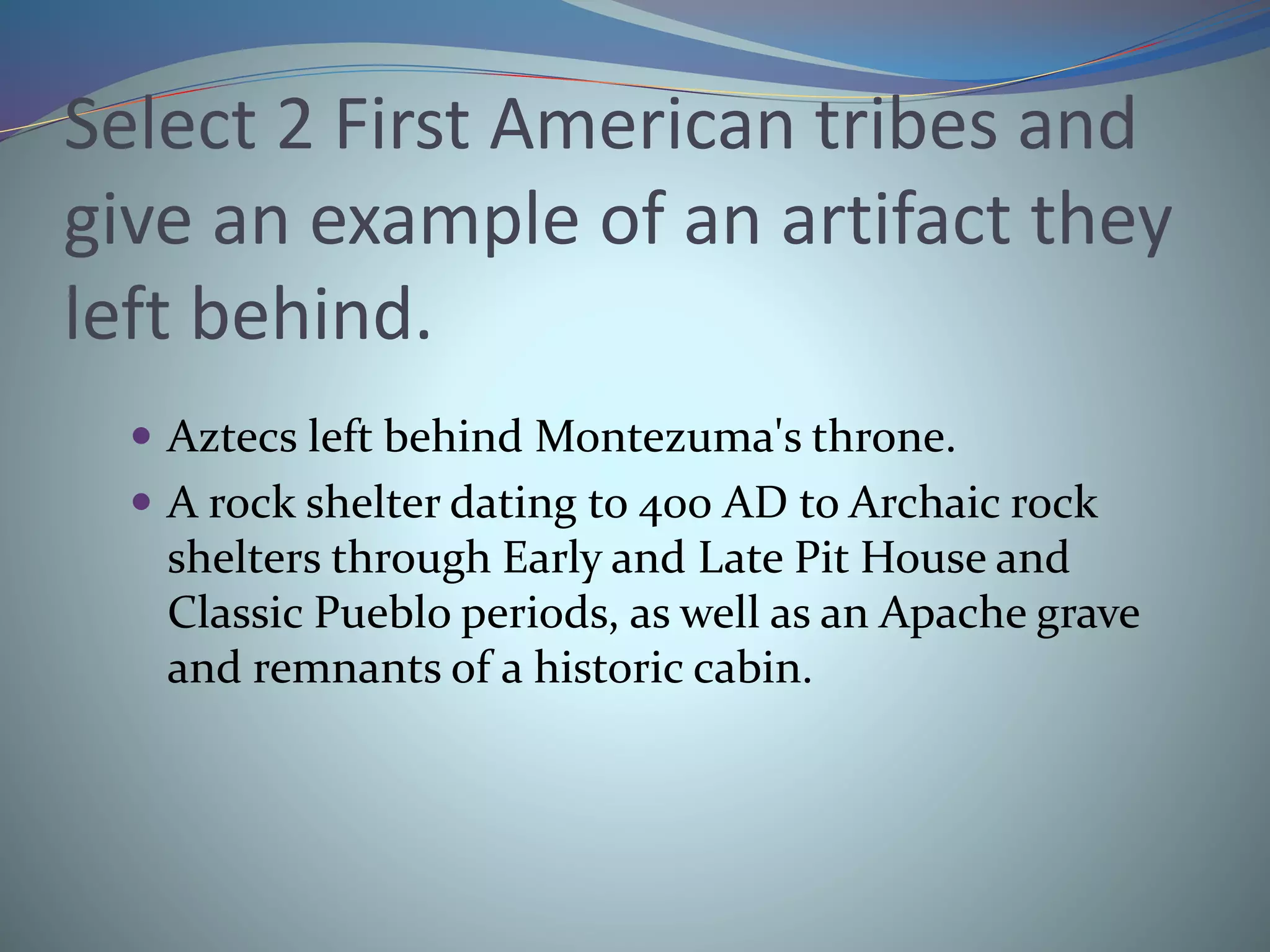 Dustin anthony first americans | PPTX