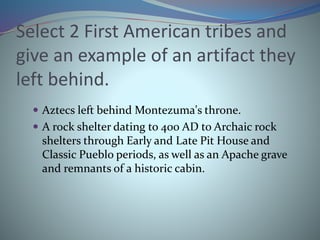 Dustin anthony first americans | PPTX