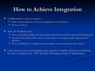 Dustin Howard, IT Executive | PPT