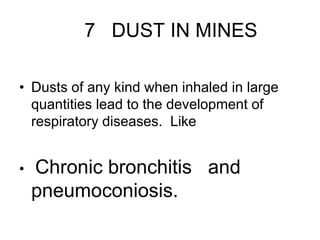 Dust in mine. | PPT