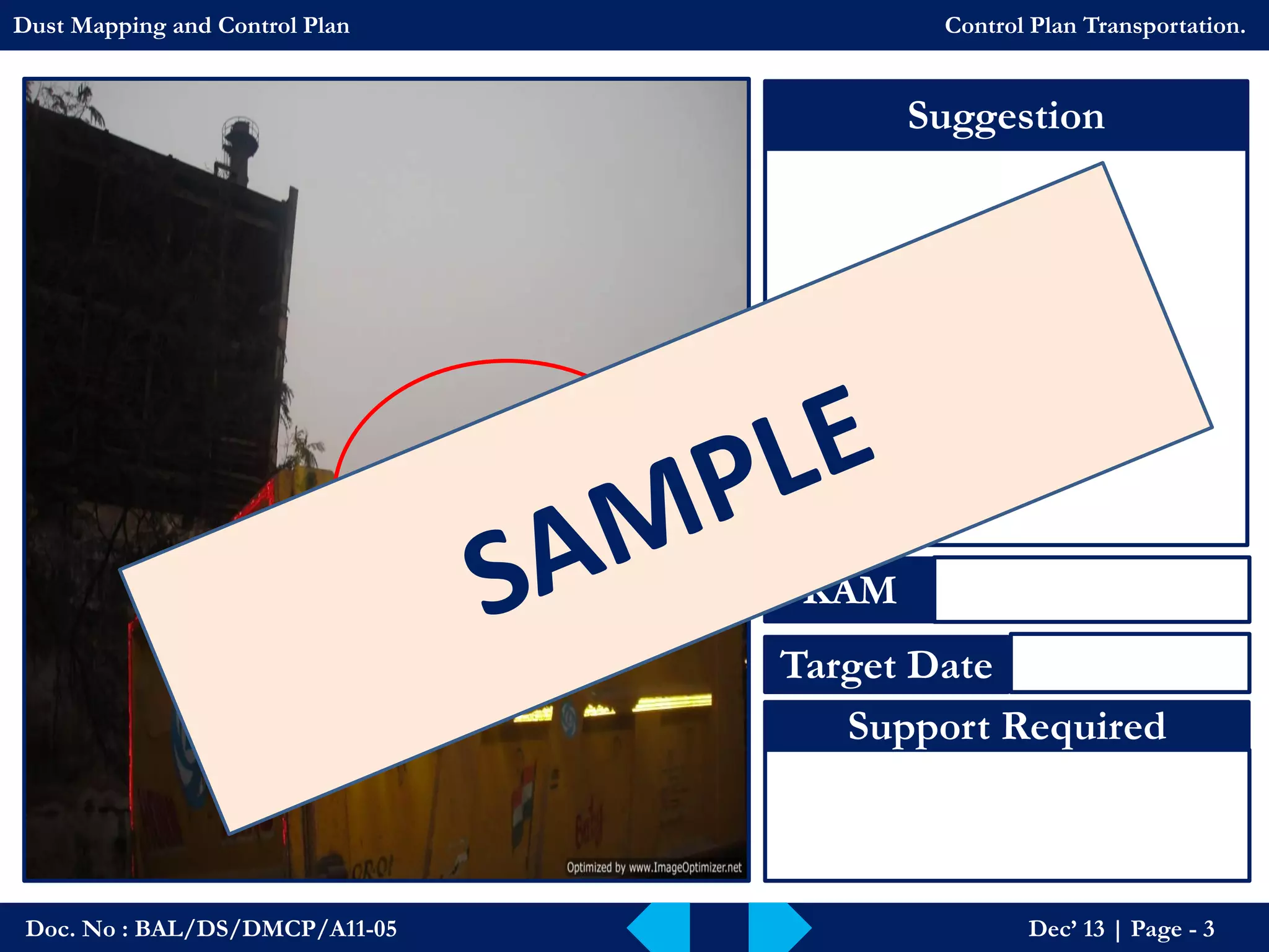 Dust Mapping and Control Plan - DMCP by_Deepak Kumar Sahoo | PPT