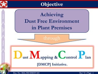 Dust Mapping and Control Plan - DMCP by_Deepak Kumar Sahoo | PPT