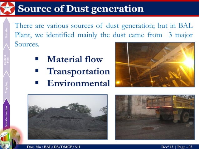 Dust Mapping and Control Plan - DMCP by_Deepak Kumar Sahoo | PPT