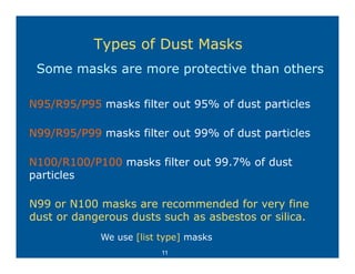 Dust mask ppt | PDF