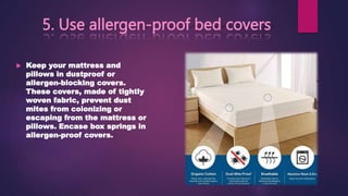 Dust mites protection in asthma | PPTX