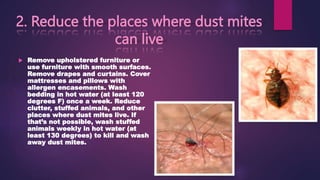 Dust mites protection in asthma | PPTX