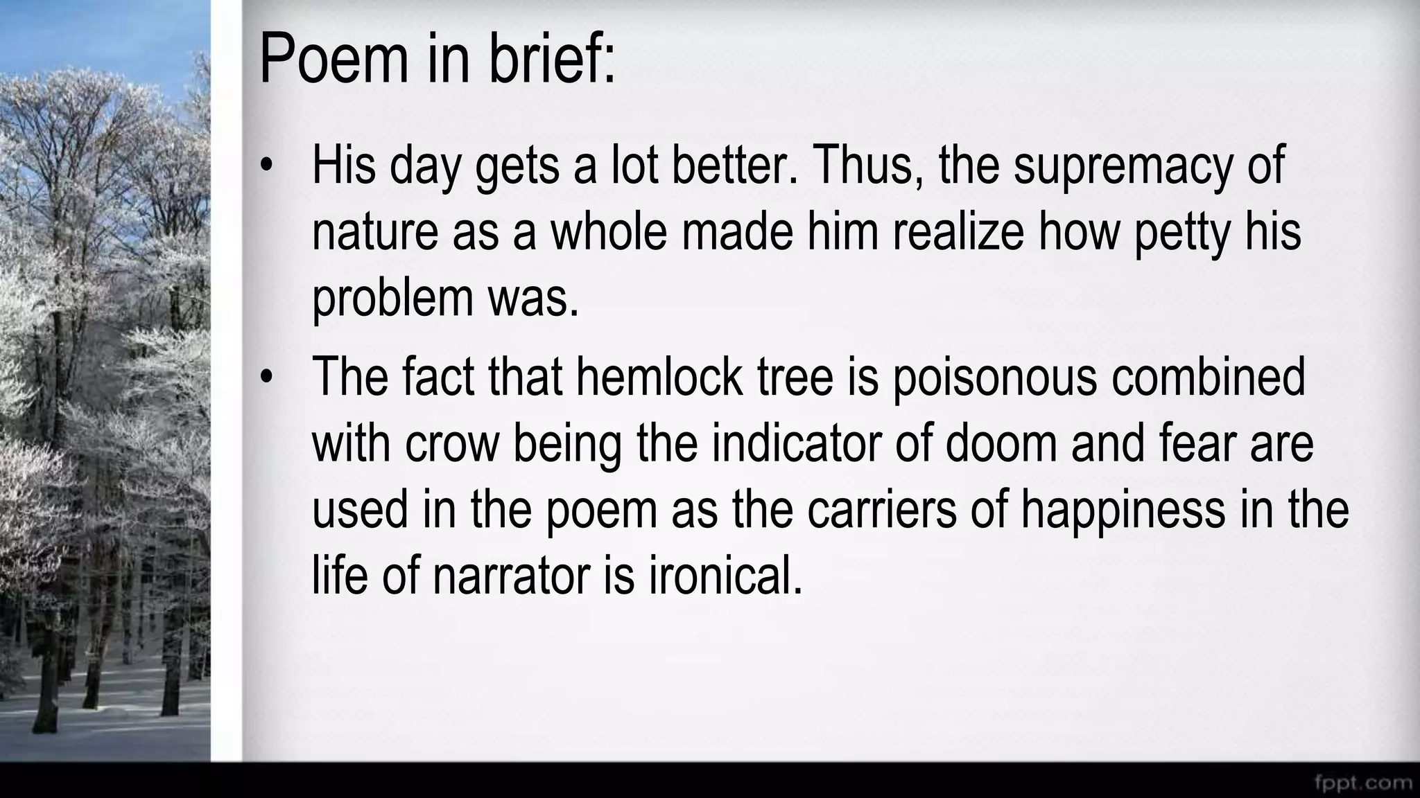 Dust of Snow | PPT