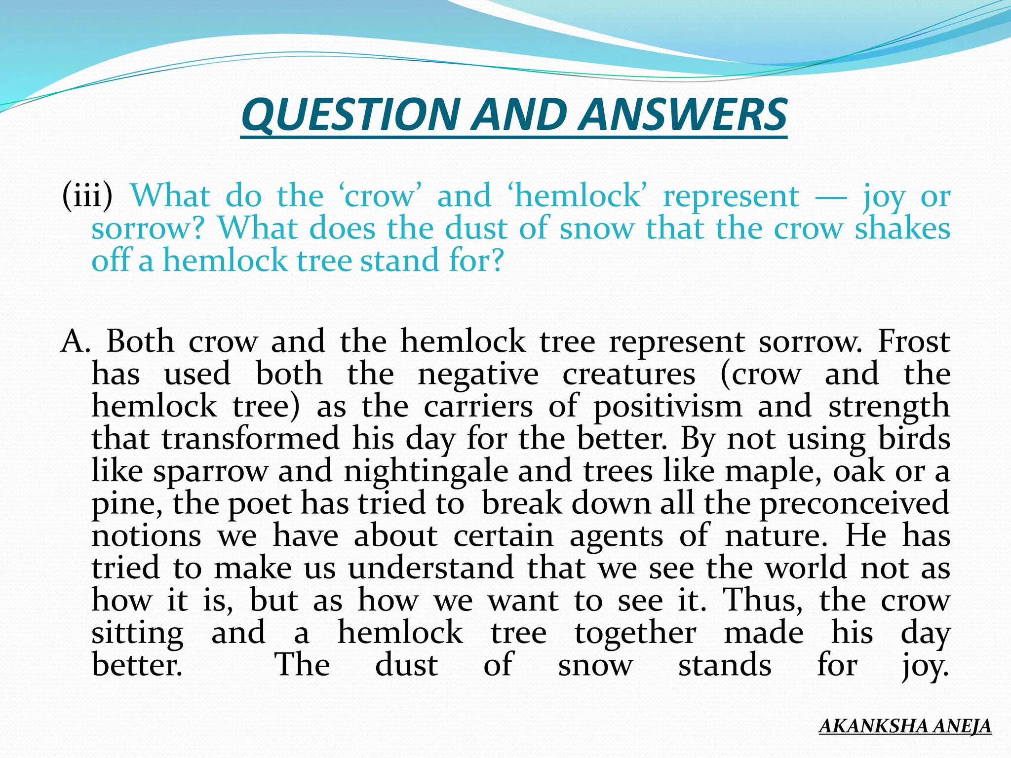 Dust of snow | PPTX