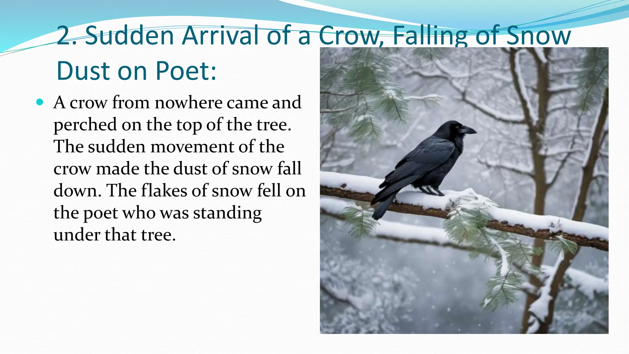 Dust Of Snow By Robert Frost Class-X English CBSE | PPTX