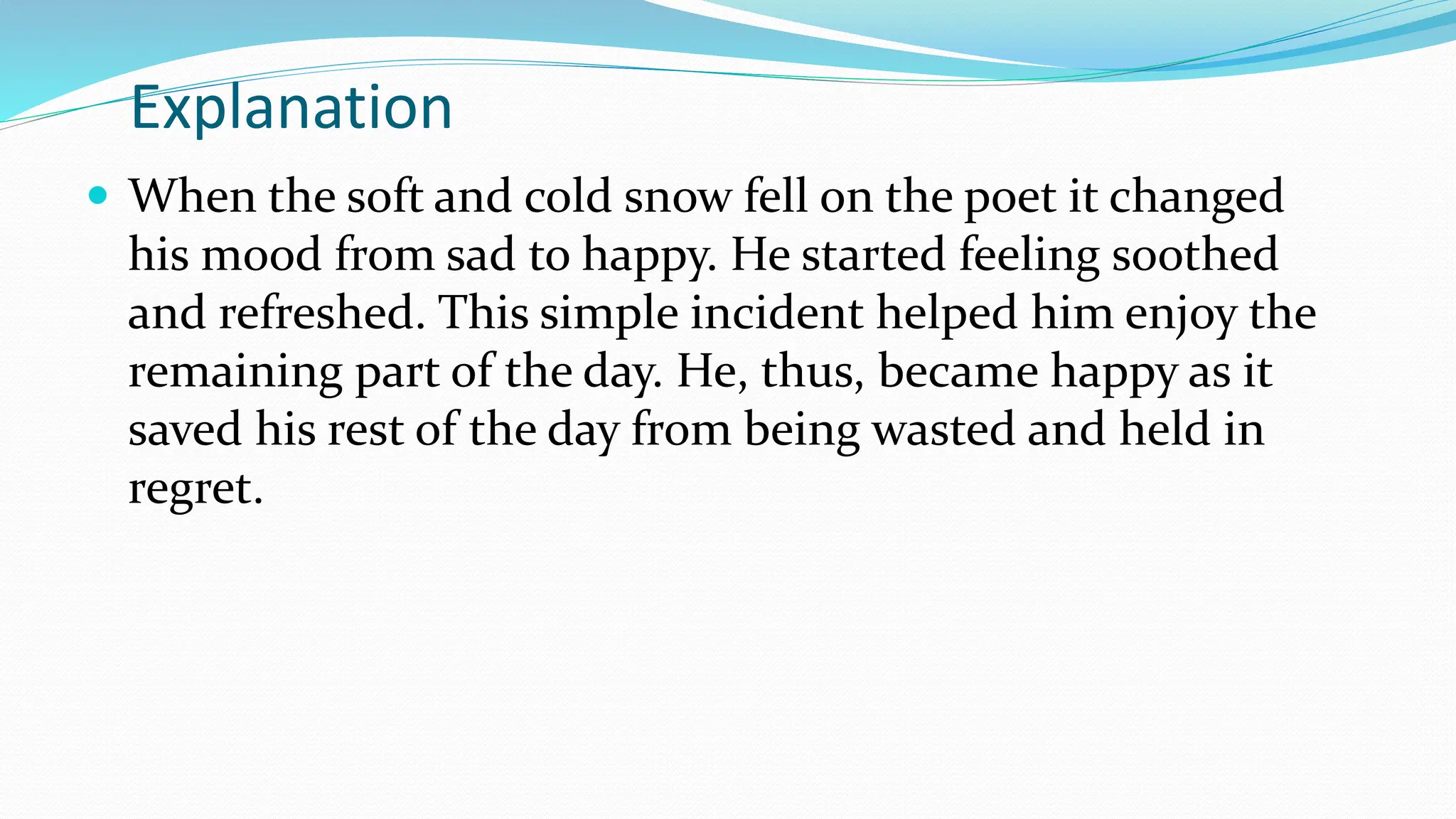 Dust Of Snow By Robert Frost Class-X English CBSE | PPTX