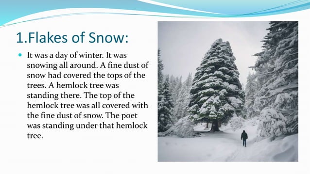 Dust Of Snow By Robert Frost Class-X English CBSE | PPTX