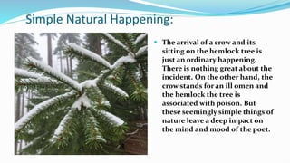 Dust Of Snow By Robert Frost Class-X English CBSE | PPTX